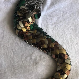 Tutorial: Dragon Tail - Scalemaille - Wearable - Chainmail - Internal ...