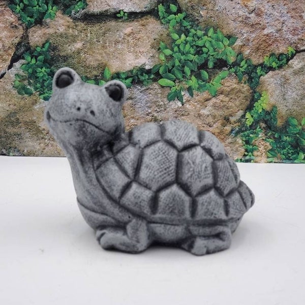 Concrete Turtle Garden Statue - Etsy