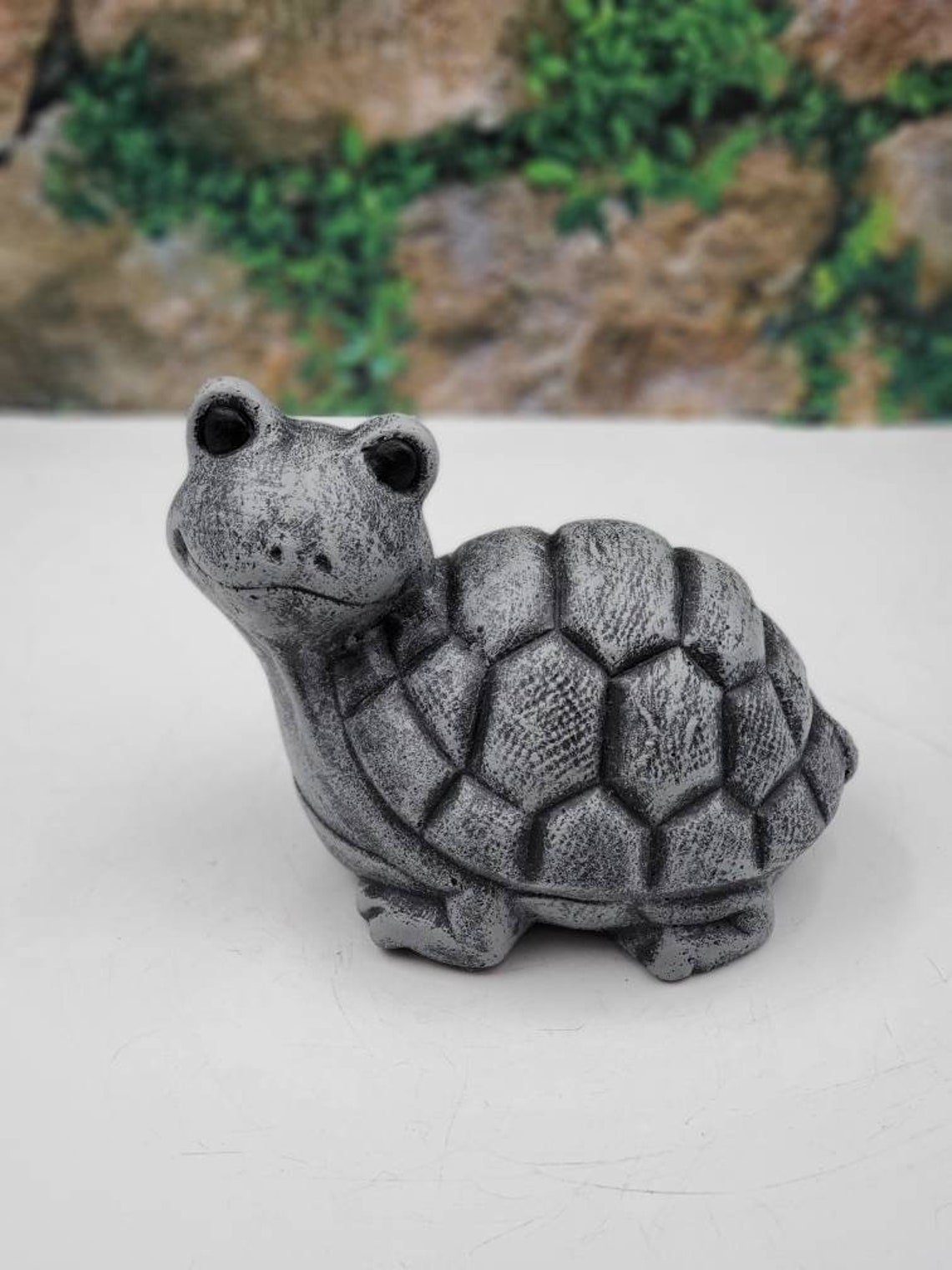 Turtle Statue Concrete Turtle Statue Handmade Concrete | Etsy