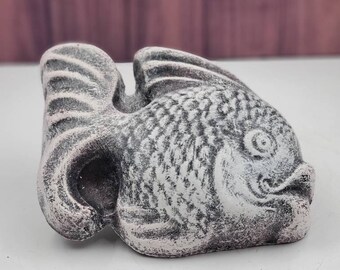 Fish Statue, Concrete Goldfish, Aquatic Decoration, Beach Statues ...