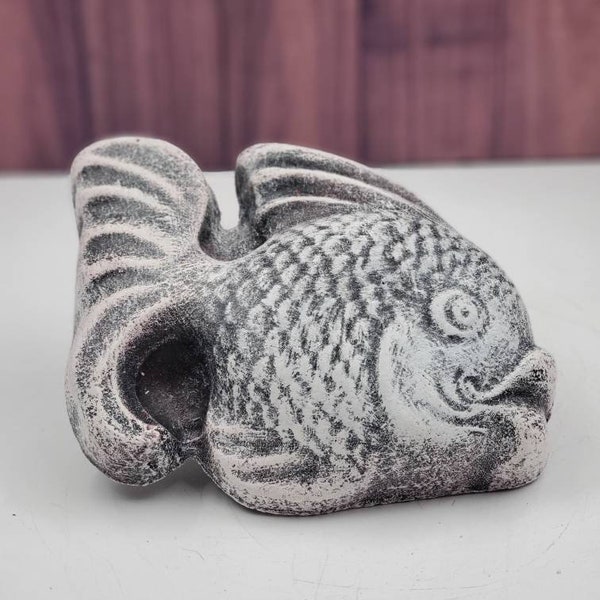 Goldfish Garden Statue - Etsy