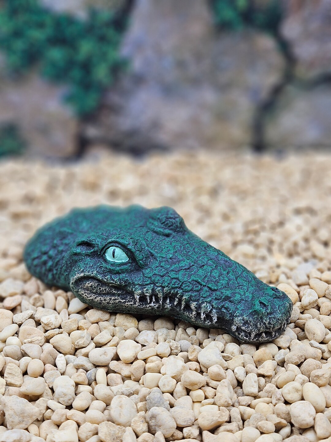 Alligator Statue, Crocodile Statue, Handmade Concrete Alligator ...