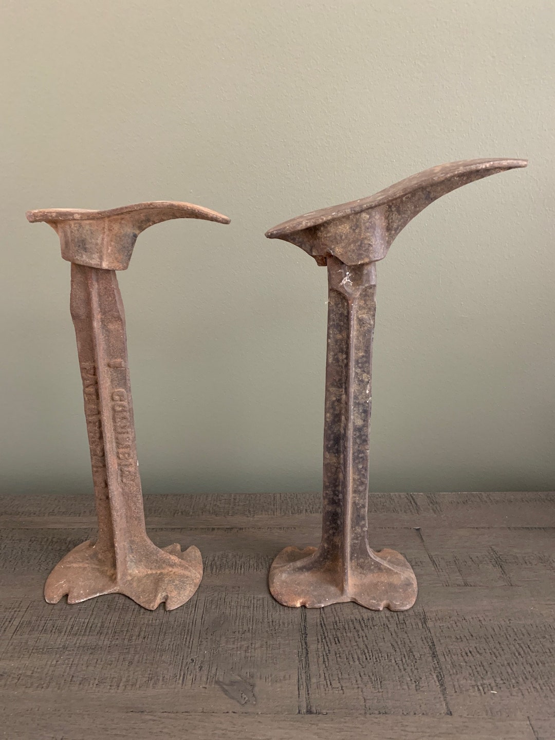 Antique Cast Iron Cobbler's Stands - Etsy