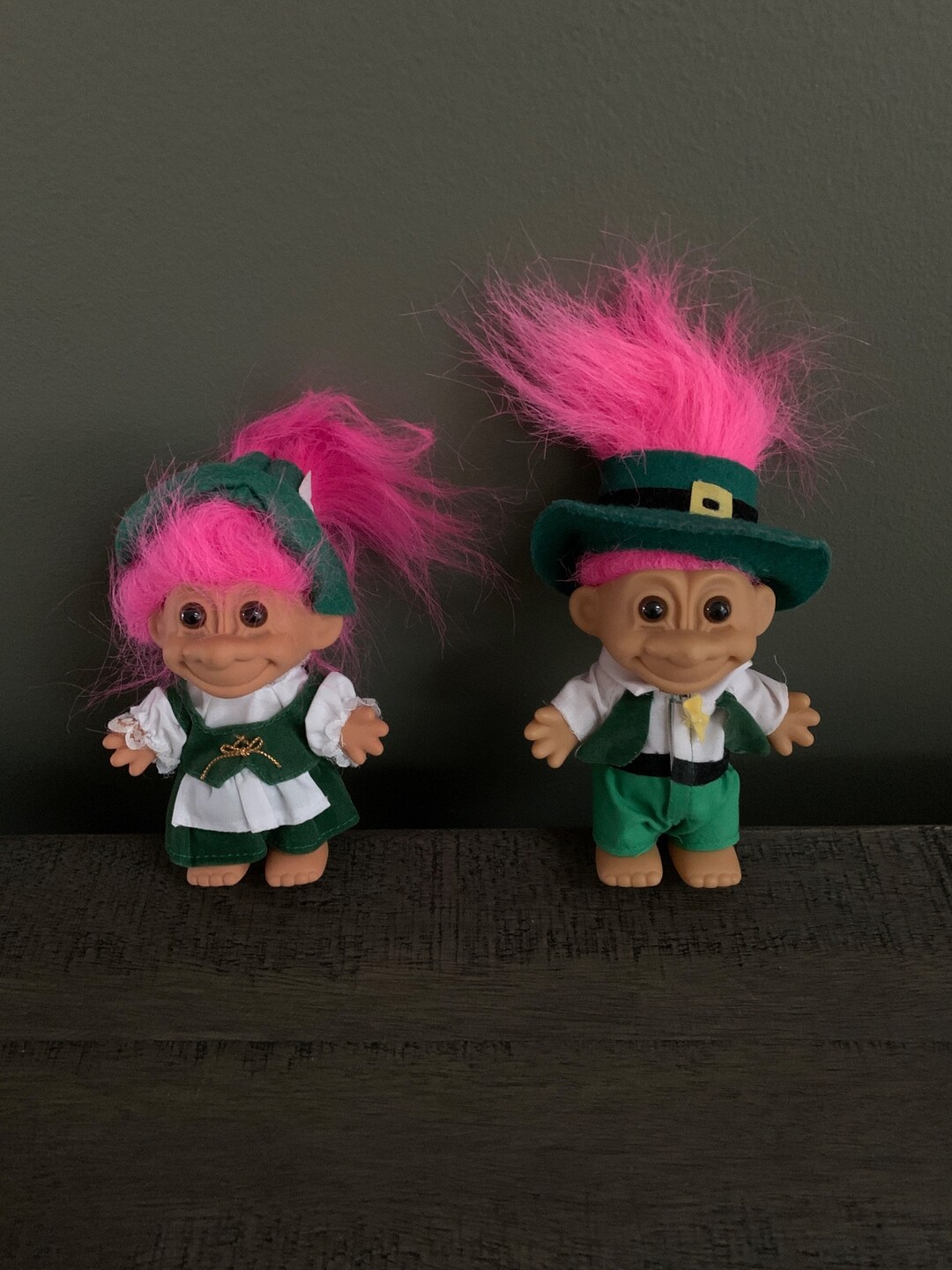 Russ Trolls Leprechaun Couple - Etsy