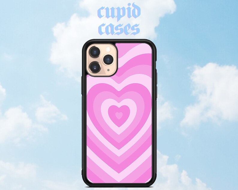 Love Heart Phone Case iPhone Samsung Huawei Aesthetic | Etsy