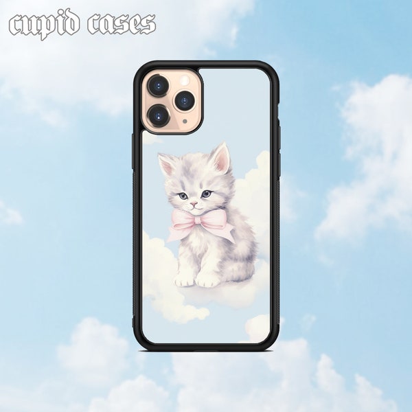 Coquette Kitten Phone Case - Etsy