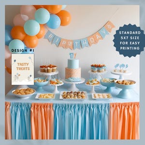 Bluey Birthday Table Signs Printable 5x7 PDF Instant Download ...