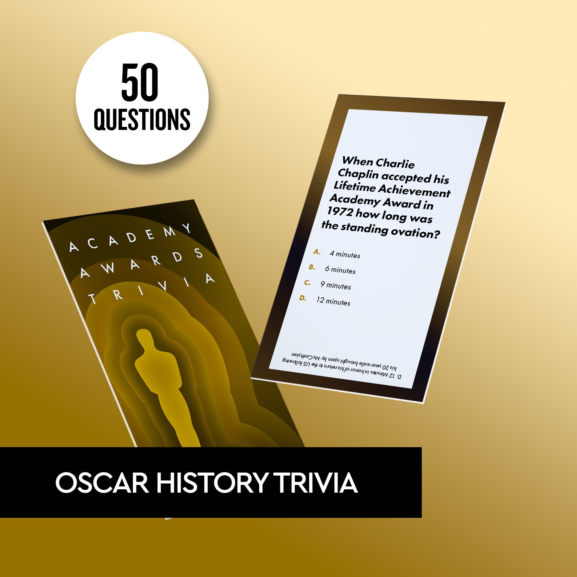 2025 Oscars MEGA Game Bundle | Ballot, Bingo, Trivia and More Printable ...