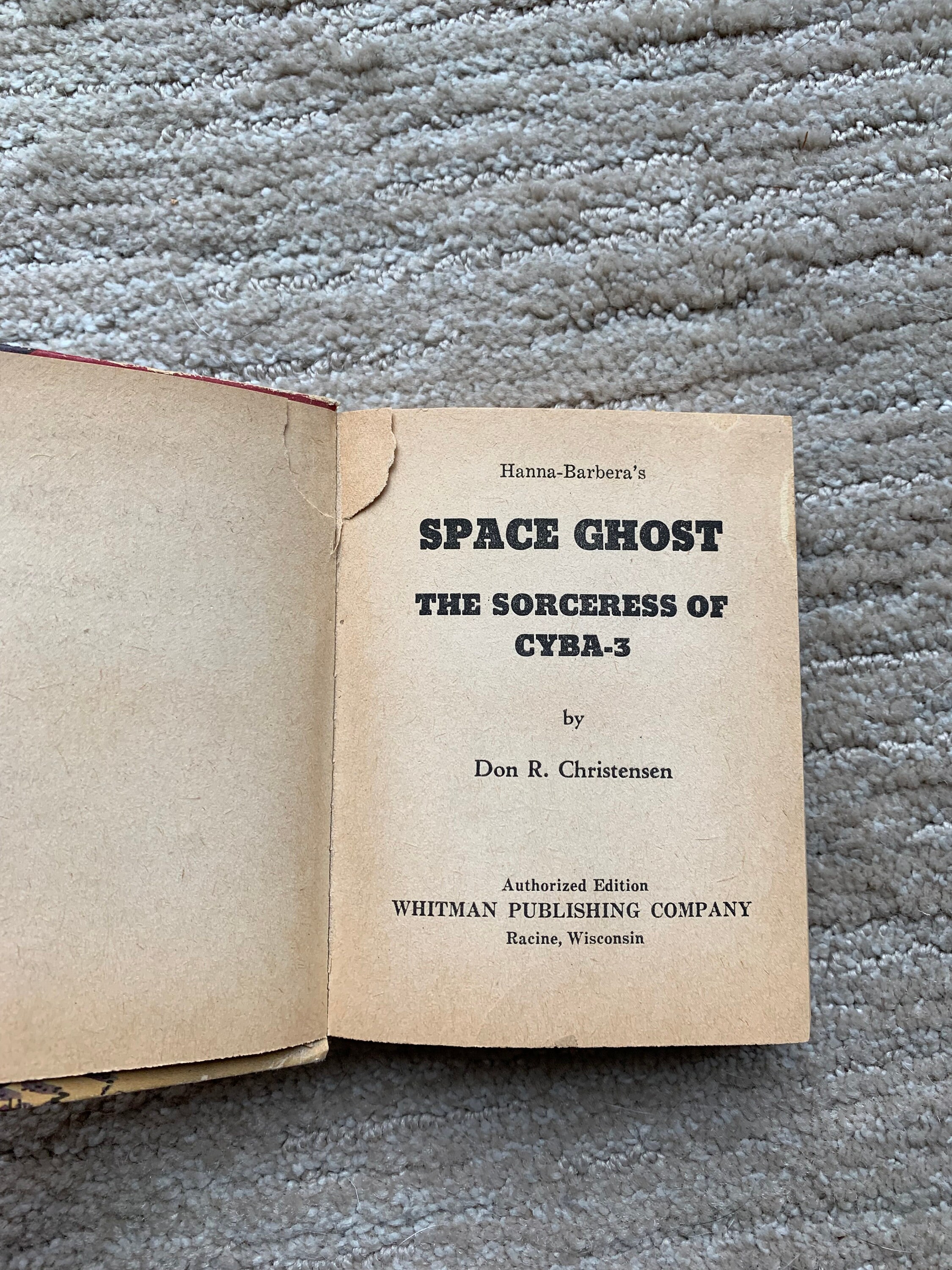 RARE 1968 Hanna-barbera's SPACE GHOST the Sorceress of Cyba 3 A Lbig ...