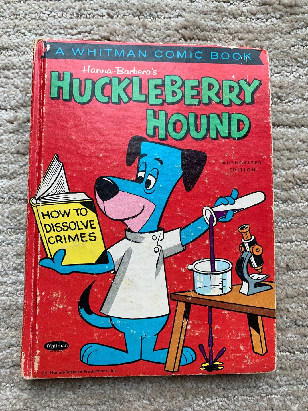 1962 Hanna Barbera's Huckleberry Hound: A Whitman Comic Book - Etsy