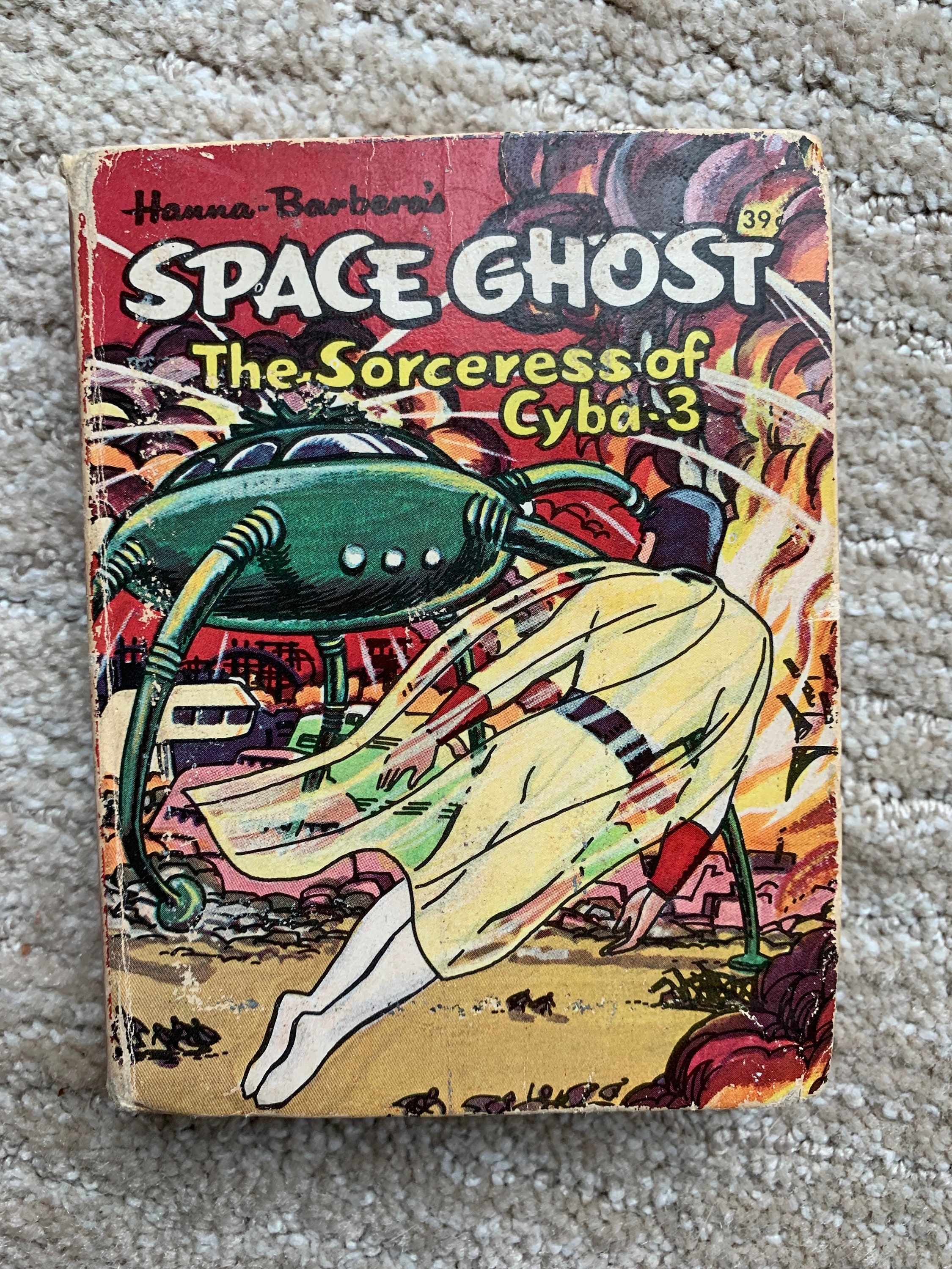 RARE 1968 Hanna-barbera's SPACE GHOST the Sorceress of Cyba 3 A Lbig ...