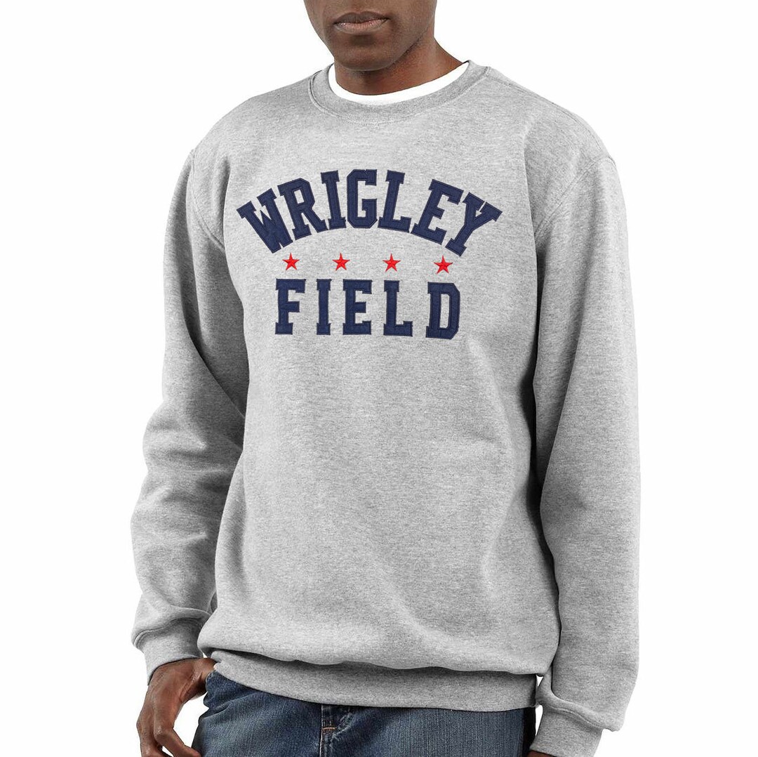 Wrigley Field 'old School' Flock Crewneck Sweatshirt - Etsy