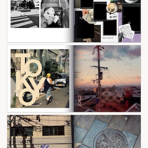 Japanese Photo Album Template | Travel Journal | Aesthetic Photobook ...