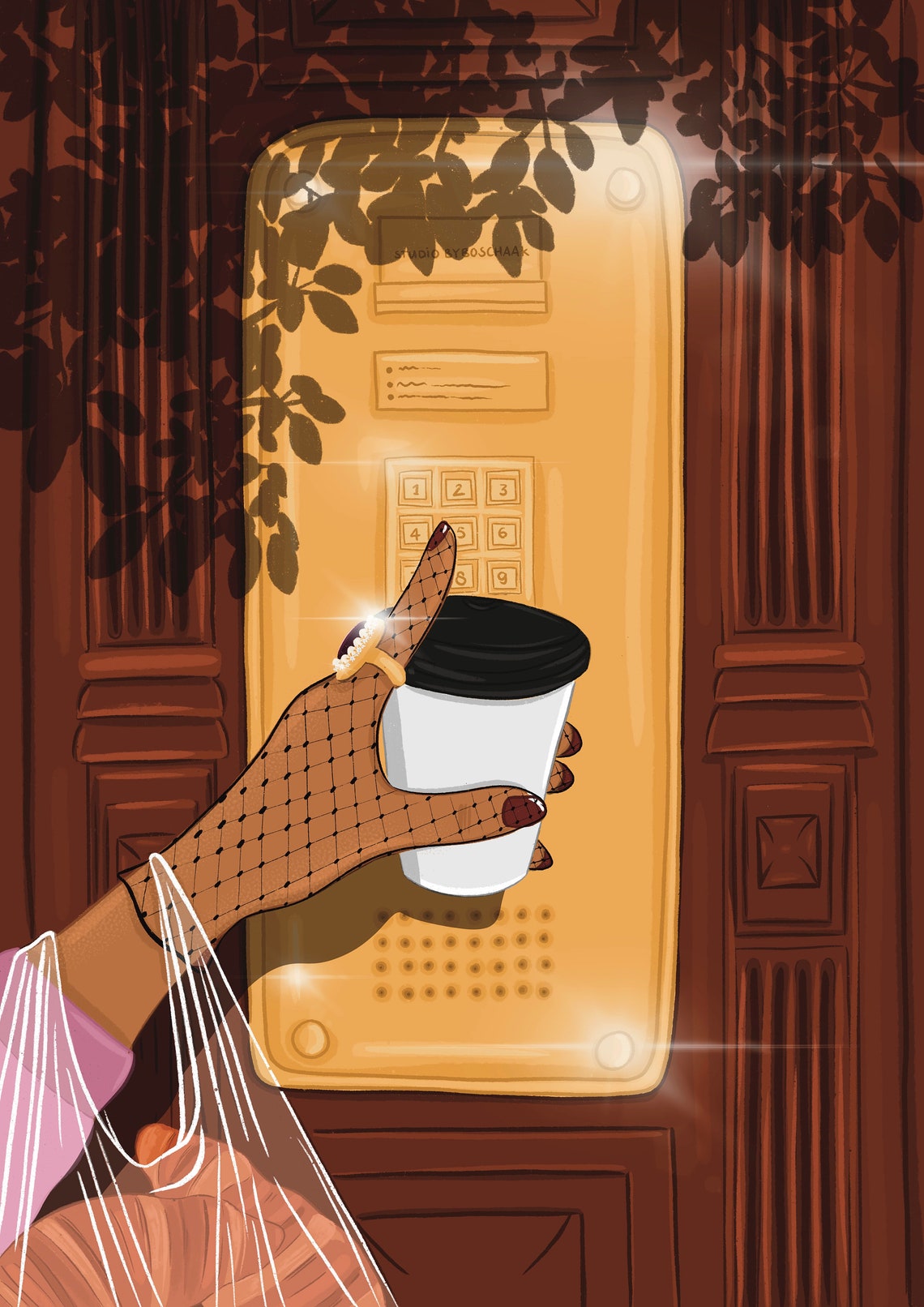 Aesthetic Printable Coloring Page Adults Paris Autumn - Etsy