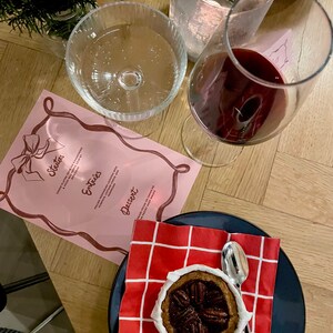 Aesthetic Editable Menu Template for Hosting Dinner Parties - Etsy