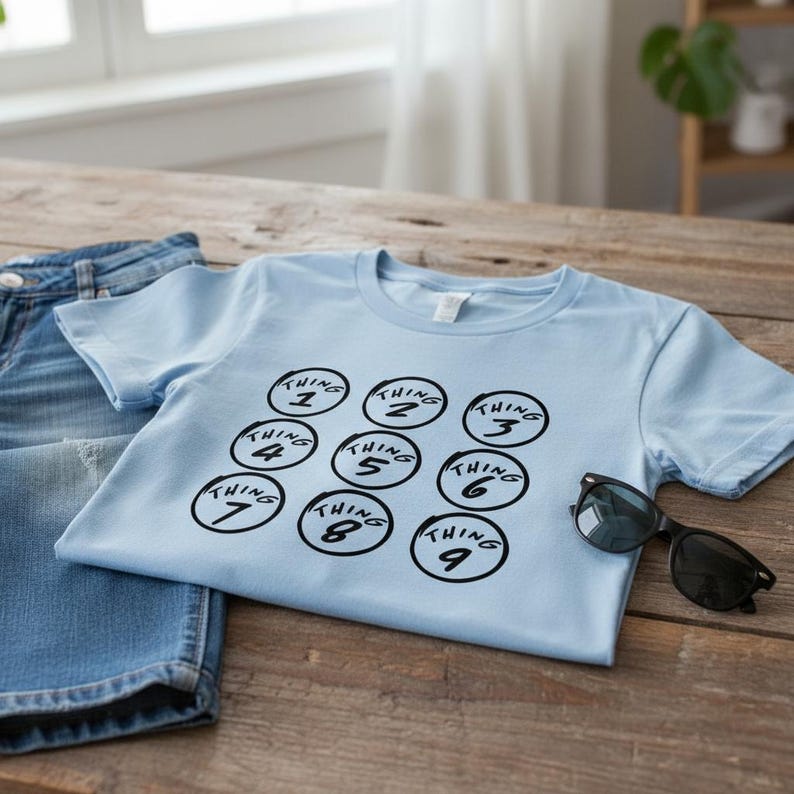 Thing 1-9 SVG Clipart: Cricut & Silhouette Cut Files (digital Download ...