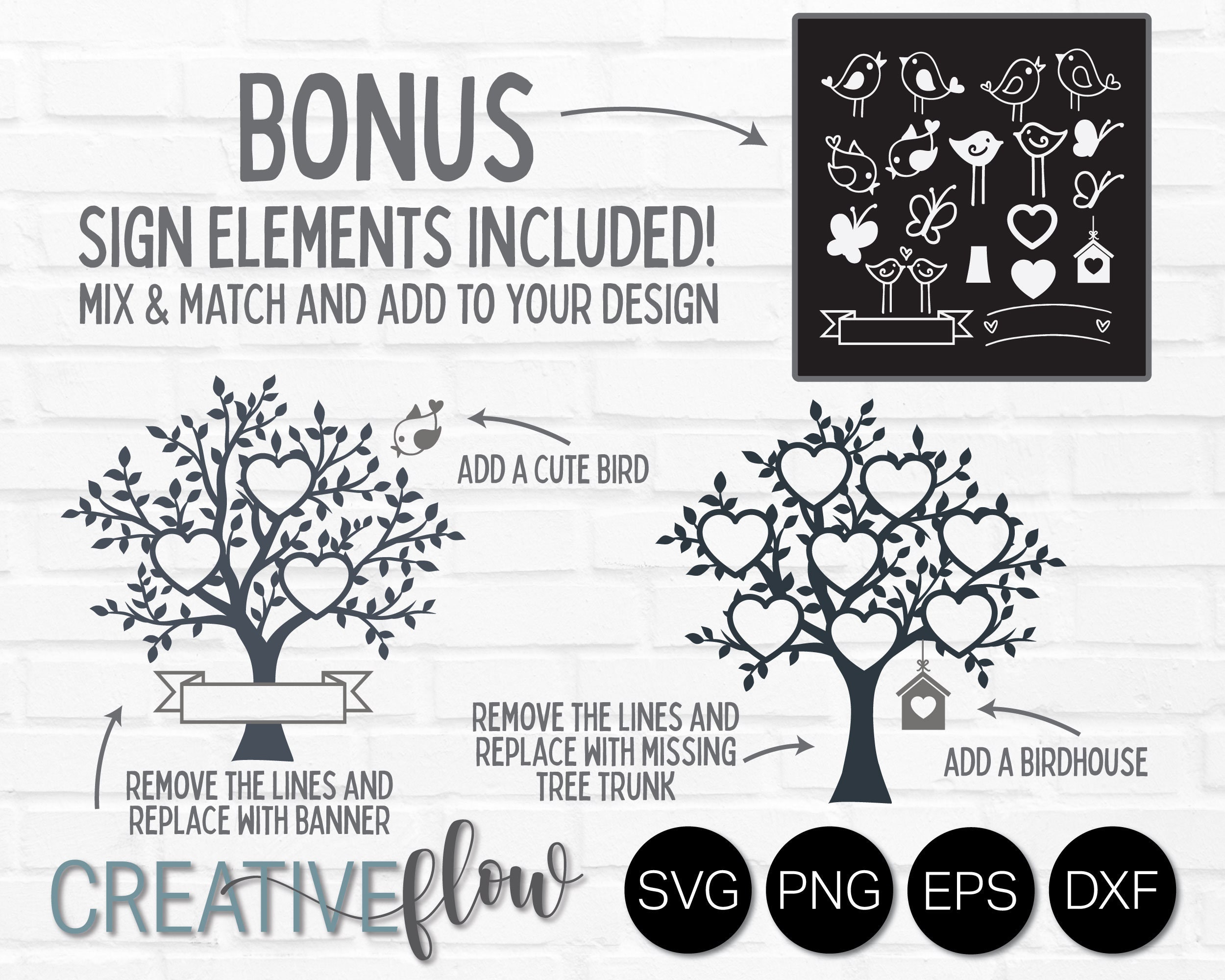 Family Tree SVG Bundle 2 to 20 Family Reunion SVG Split - Etsy