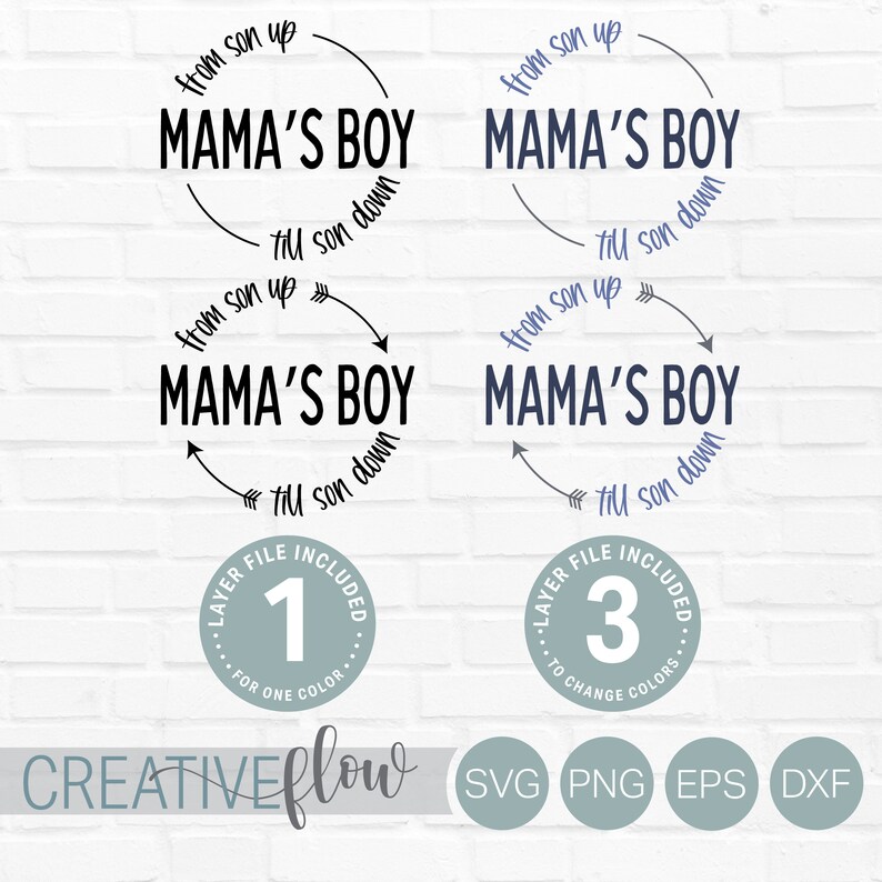 Boy Mom Mamas Boy SVG Bundle for Mommy Mom to Be Mom - Etsy