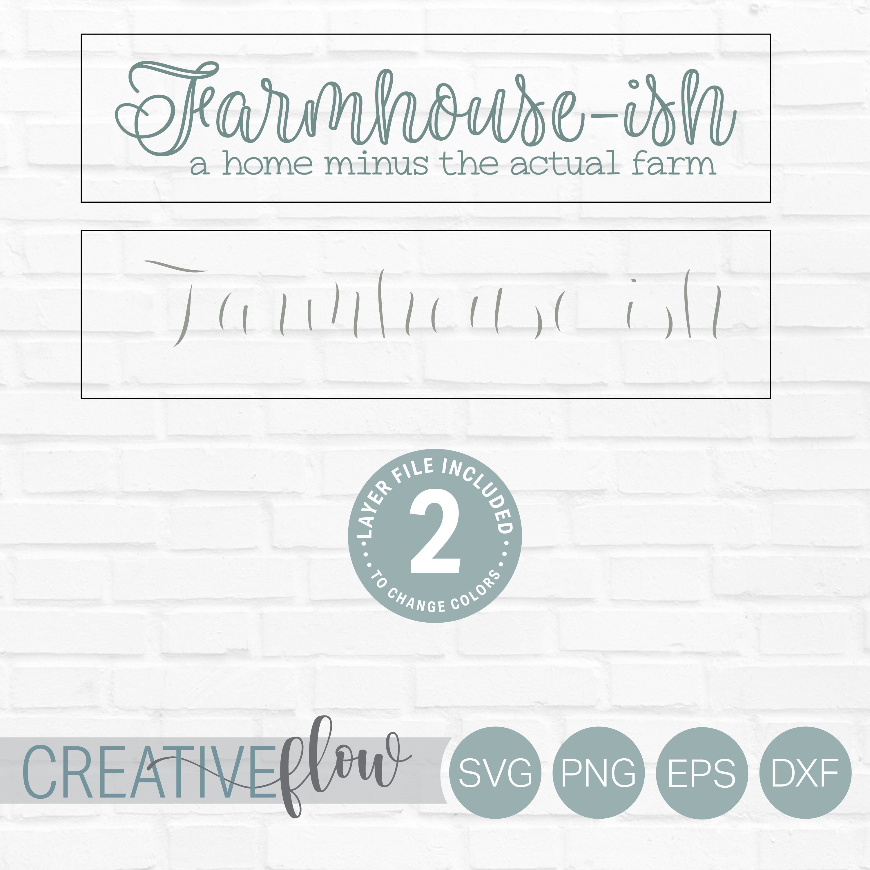 Welcome SVG for Farmhouse Sign Farmhouse ish Home Minus - Etsy