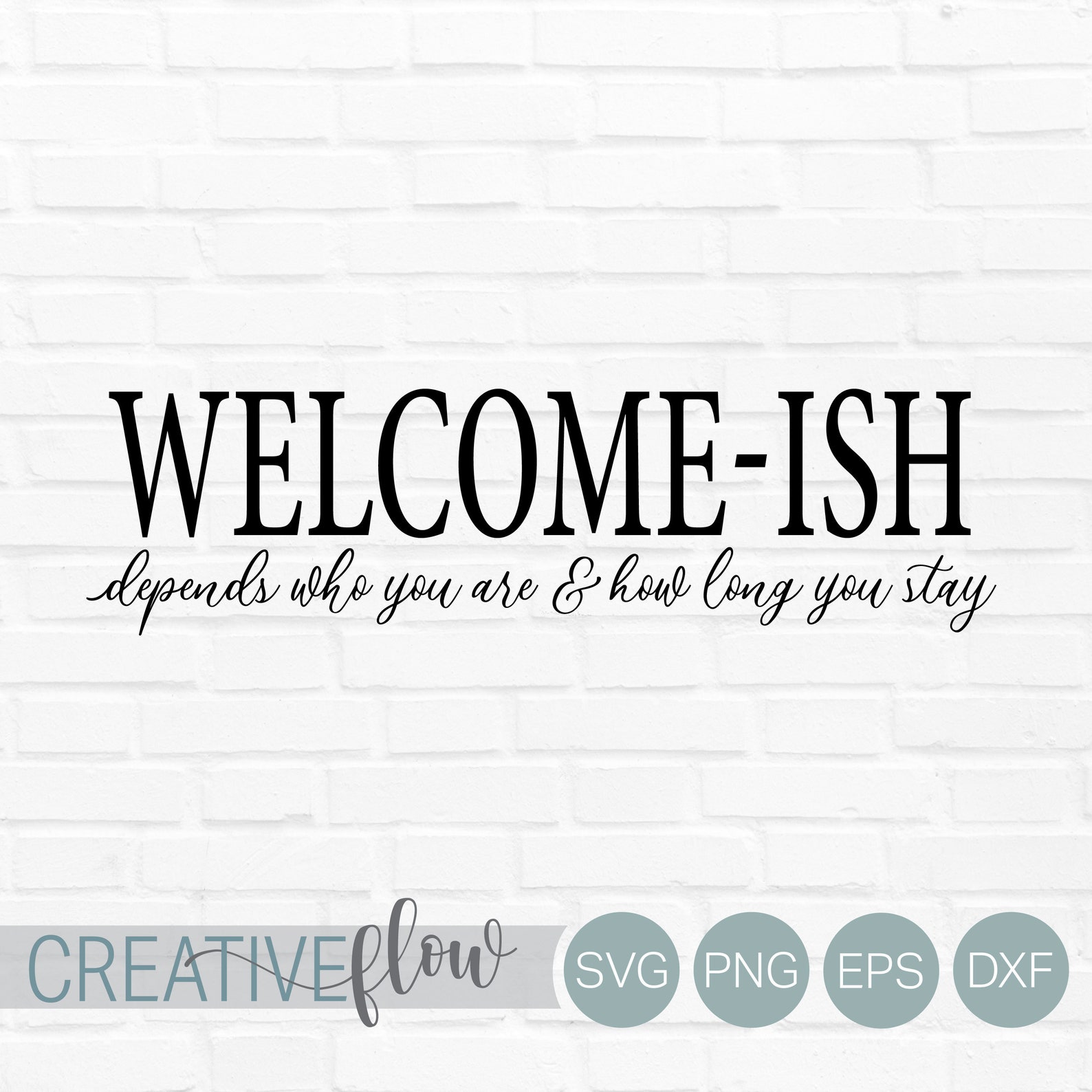 Welcome-ish Svg Bundle Farmhouse Welcome Sign Svg Front Door - Etsy