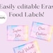 Lover-inspired Food Labels Add Taylor Swift Charm to Your Event Perfect ...