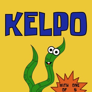 Kelpo Box Label for Undersea Cartoon Party Perfect for Sponge-inspired ...