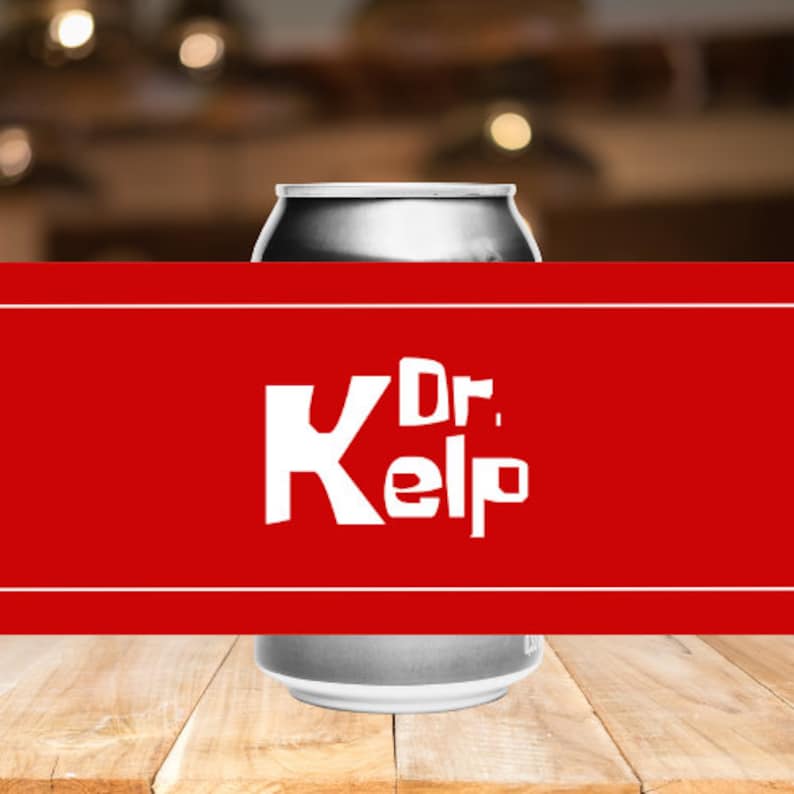 Bundle Dr. Kelp and Kelp Soda Digital Labels Printable Bikini Bottom ...