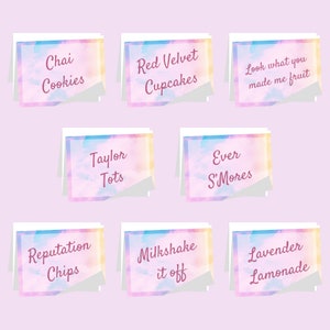 Lover-inspired Food Labels Add Taylor Swift Charm to Your Event Perfect ...