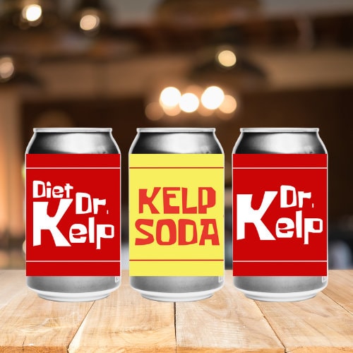 Bundle Dr. Kelp and Kelp Soda Digital Labels Printable Bikini Bottom ...