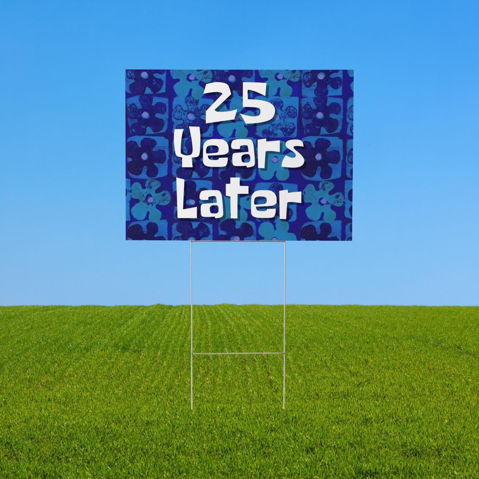 Cartoon 25 Years Later Digital Download - Nostalgic Artwork Celebrating ...