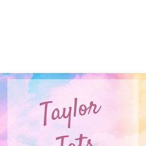 Lover-inspired Food Labels Add Taylor Swift Charm to Your Event Perfect ...