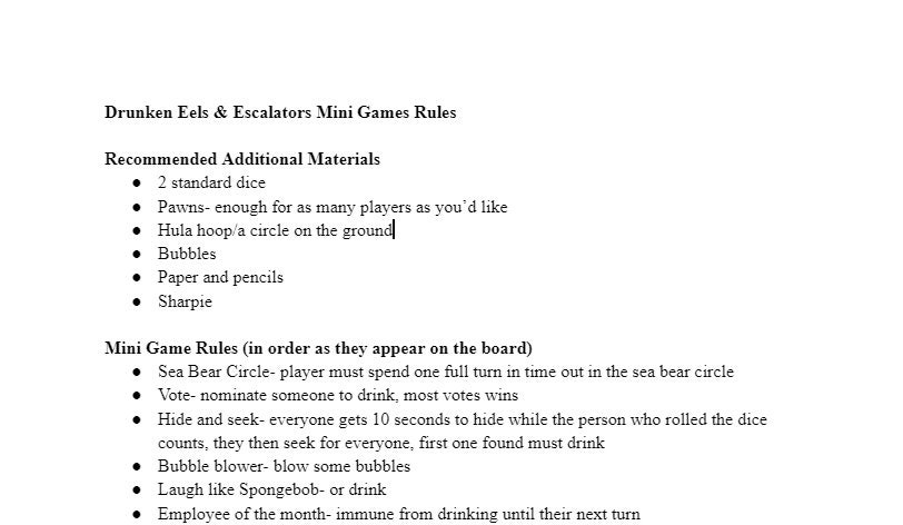 Digital Drunken Eels and Escalators Game Fun Adult Drinking Board Game SVG/PDF/PNG Instant ...