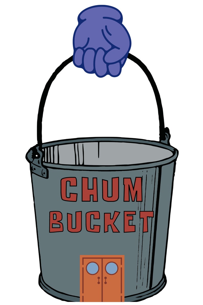 Chum Bucket Digital Art Download SVG, PDF, PNG Unique Underwater-themed Decor - Etsy