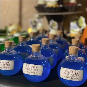Happily Ever After Potion Labels: Ogre Party Decorations (digital ...