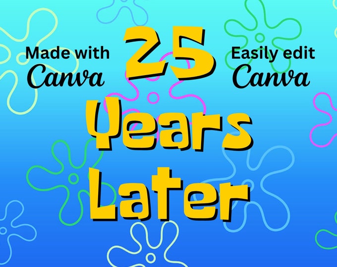 Spongebob Birthday Banner, Custom Inspired Spongebob Banner, Spongebob ...