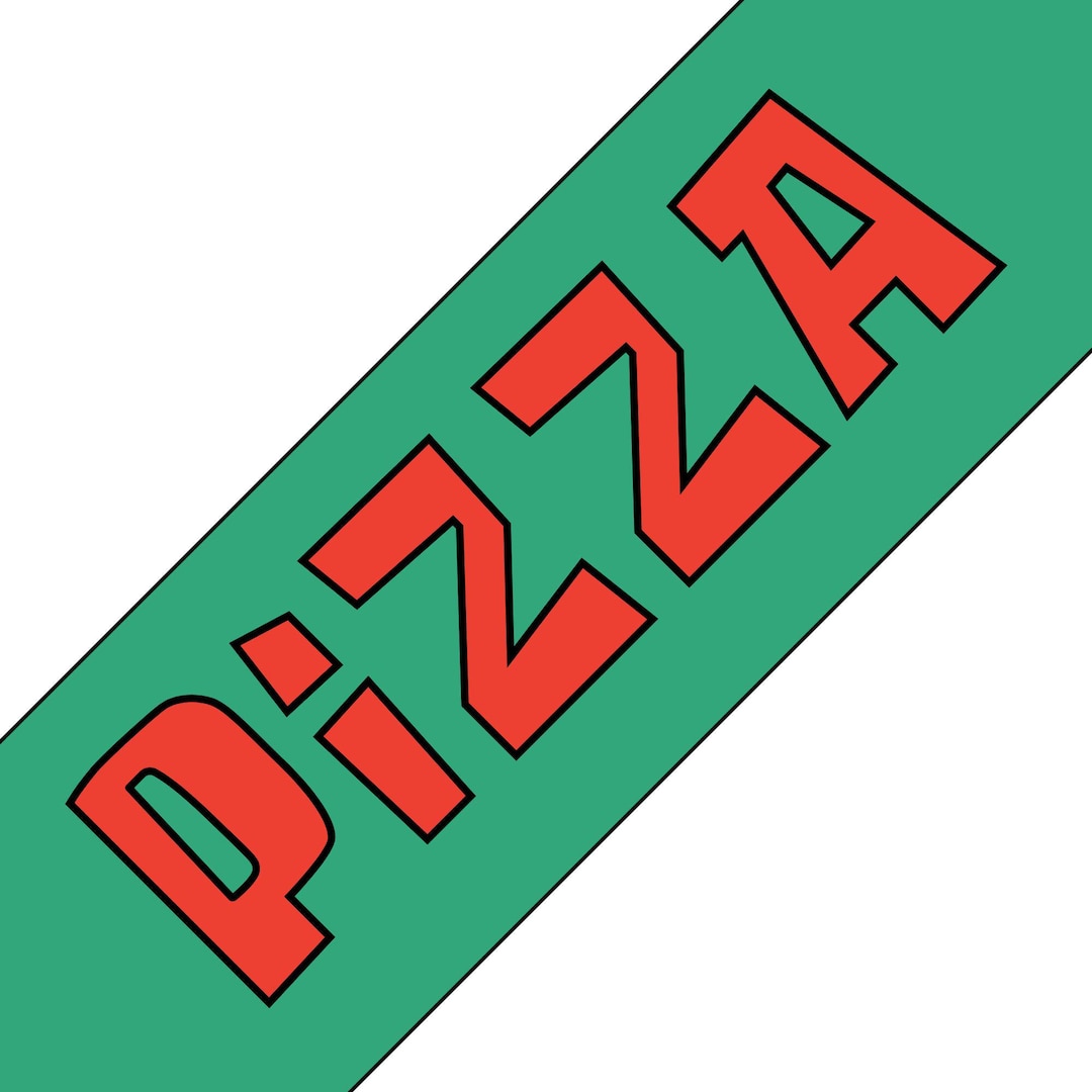 Fun Cartoon Character Pizza Box Labels - Party Favor Stickers ...