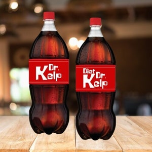 Dr. Kelp & Kelp Soda Bottle Labels: DIY Party Decor (digital Download ...