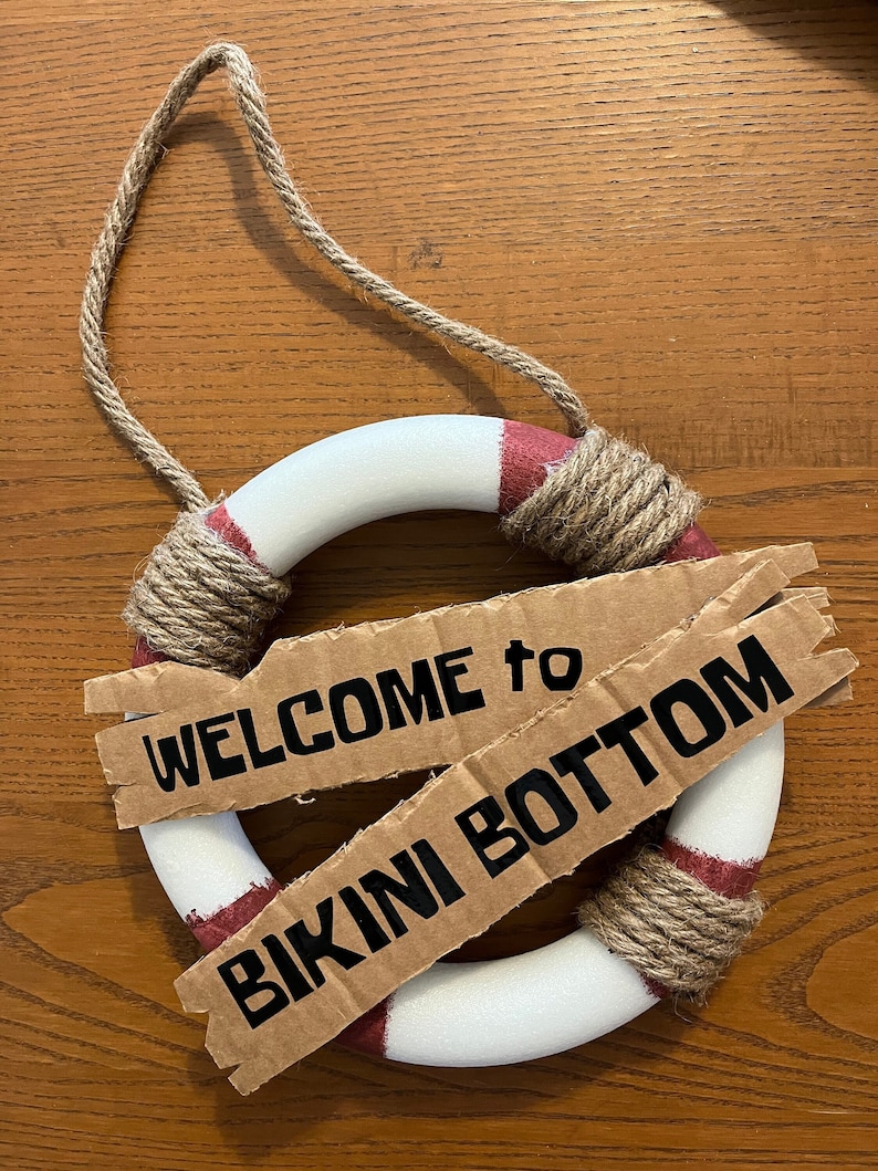 Welcome to Bikini Bottom SVG Cartoon Font Digital Download - Etsy Australia