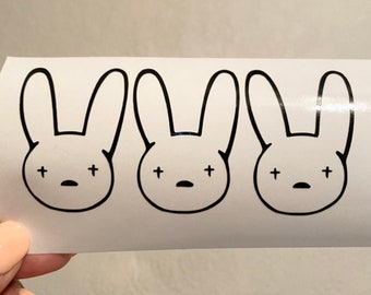 Bad Bunny Sticker/ El Conejo Malo Benito YHLQMDLG Un Verano - Etsy
