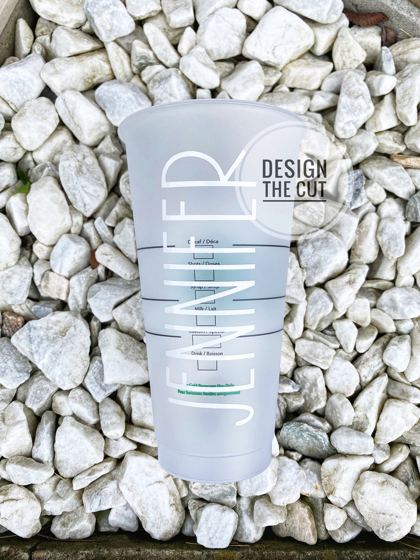 Venti Simple White Starbucks Cold Cup Personalize Gift - Etsy