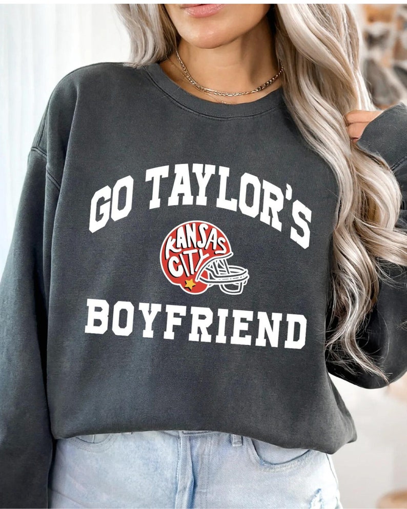 Kansas City Chiefs Taylor Crewneck Sweater Football Sweater - Etsy