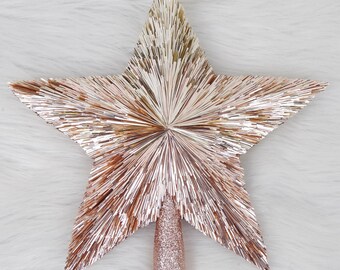 Rose Gold Tree Topper - Etsy