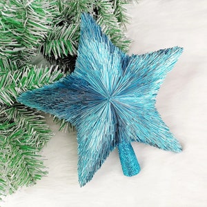 Large Blue Christmas Tree Topper Luxury Christmas Tree Star - Etsy