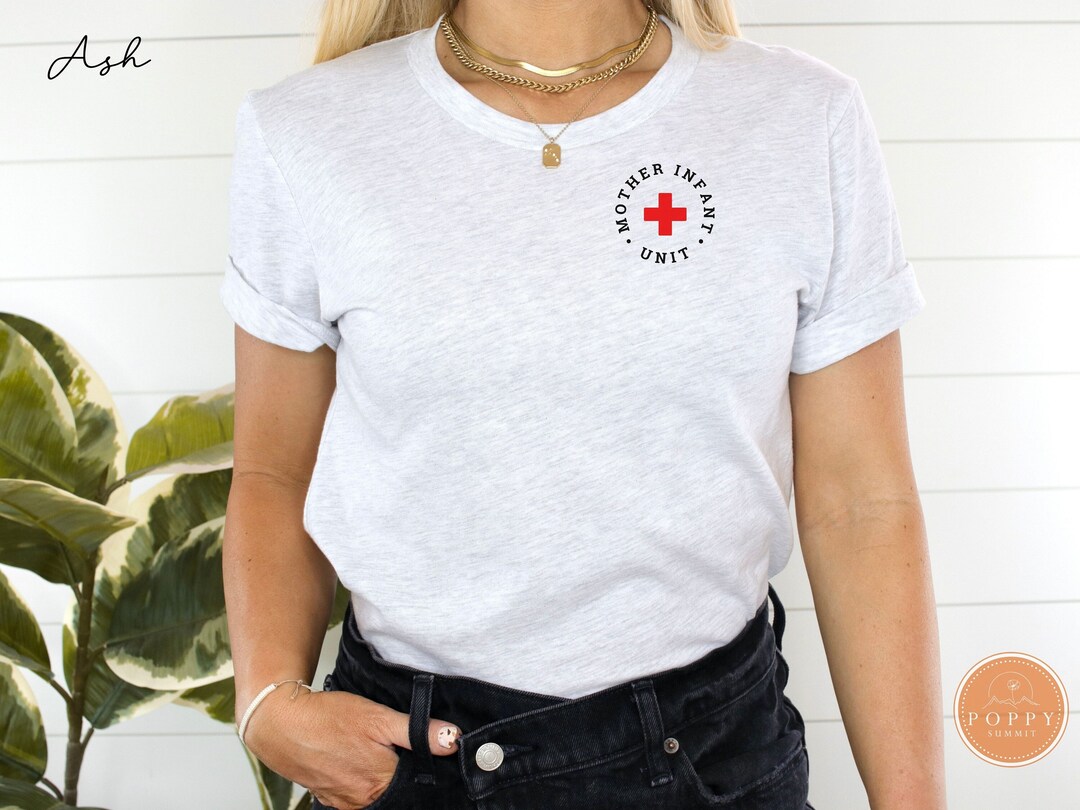 Mother Infant Unit Nurse Shirt | MIU Nurse Gift | Cute Postpartum Nurse ...