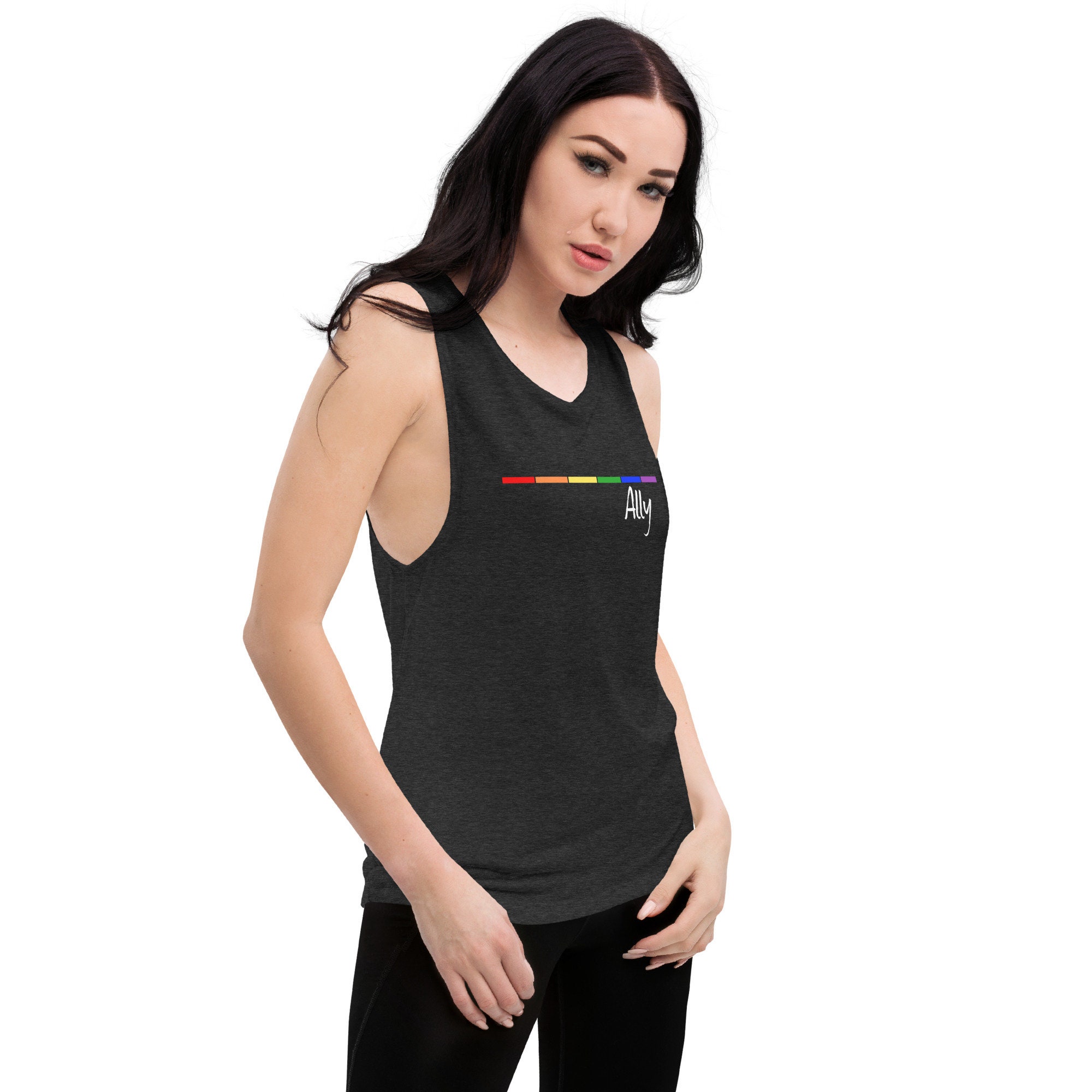 Ally Pride Muscle Tank LGBTQ Pride Tank Pride Month - Etsy