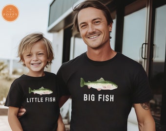 Dad and Son Fishing Shirts Matching Father Son Shirts Daddy - Etsy