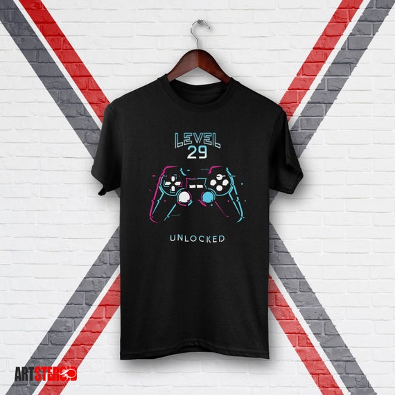 Level 29 Unlocked 29th Birthday Gamer Twenty Nine Years Old | Etsy