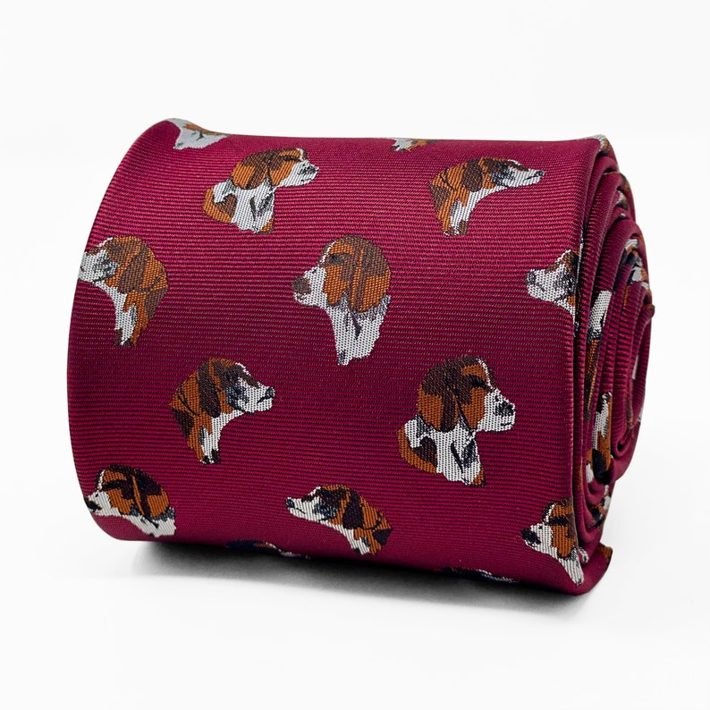 Corbata encantadora con temática de perro Beagle: ¡celebre la elegancia ...