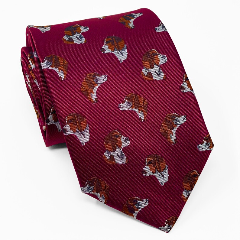 Corbata encantadora con temática de perro Beagle: ¡celebre la elegancia ...
