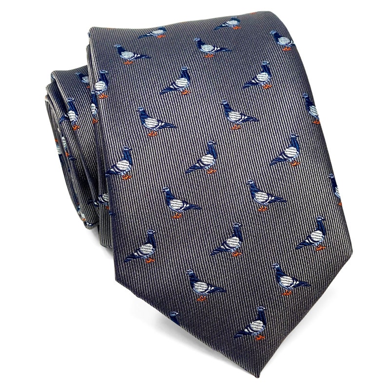 Pigeons Tie | Birds Necktie - Etsy